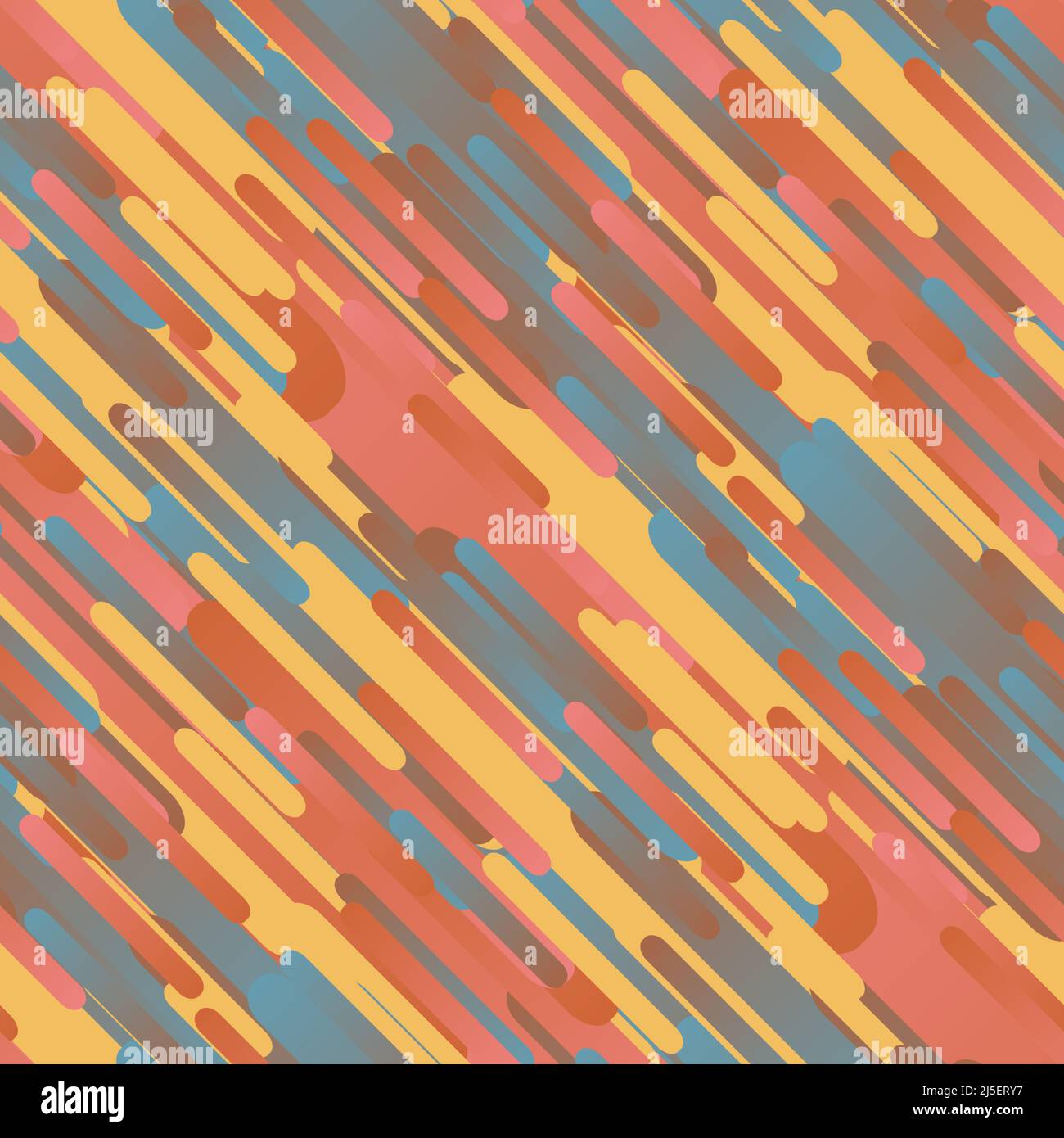 Seamless funky pill shaped gradient lines surface pattern design for ...