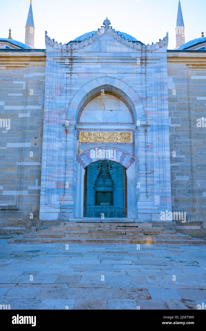 Selimiye Mosque. Main gate of Selimiye Mosque. Islamic architecture ...