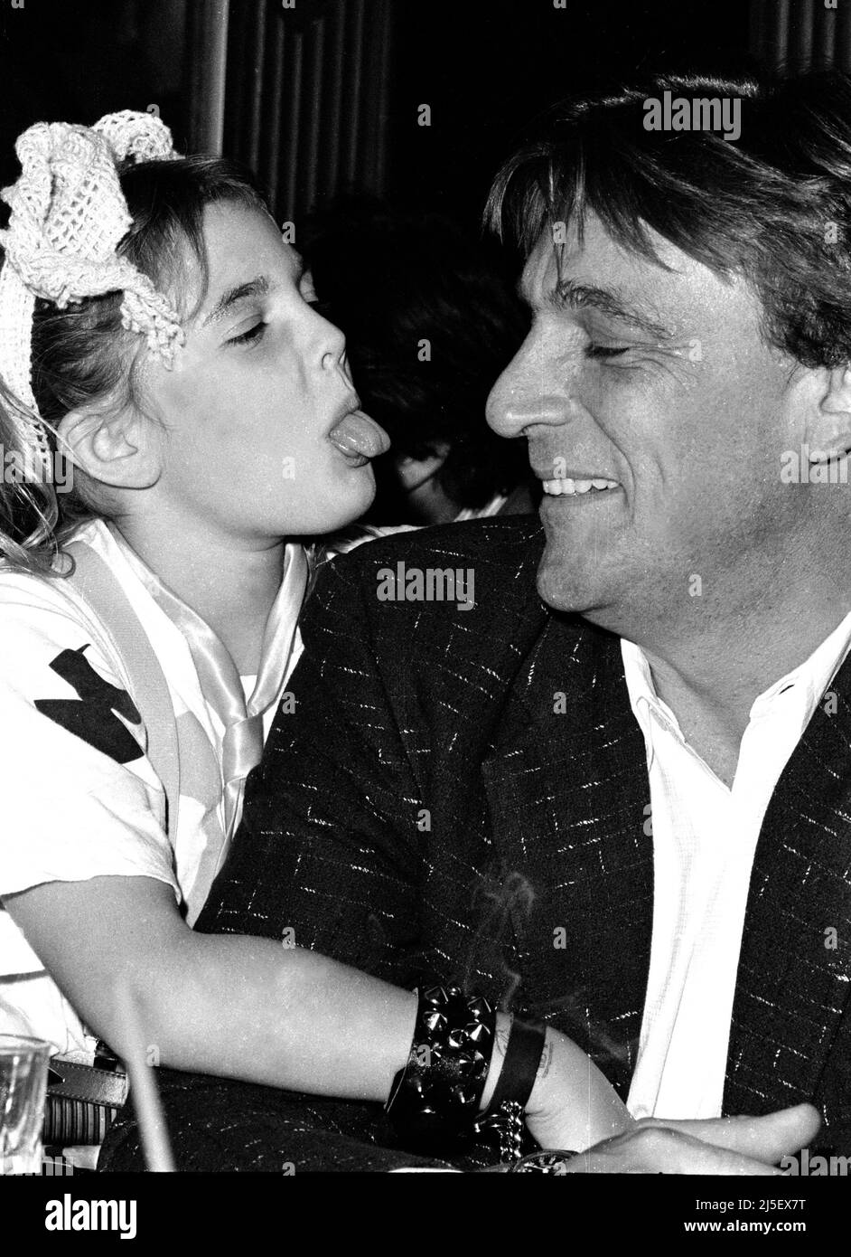 Young Drew Barrymore Partying