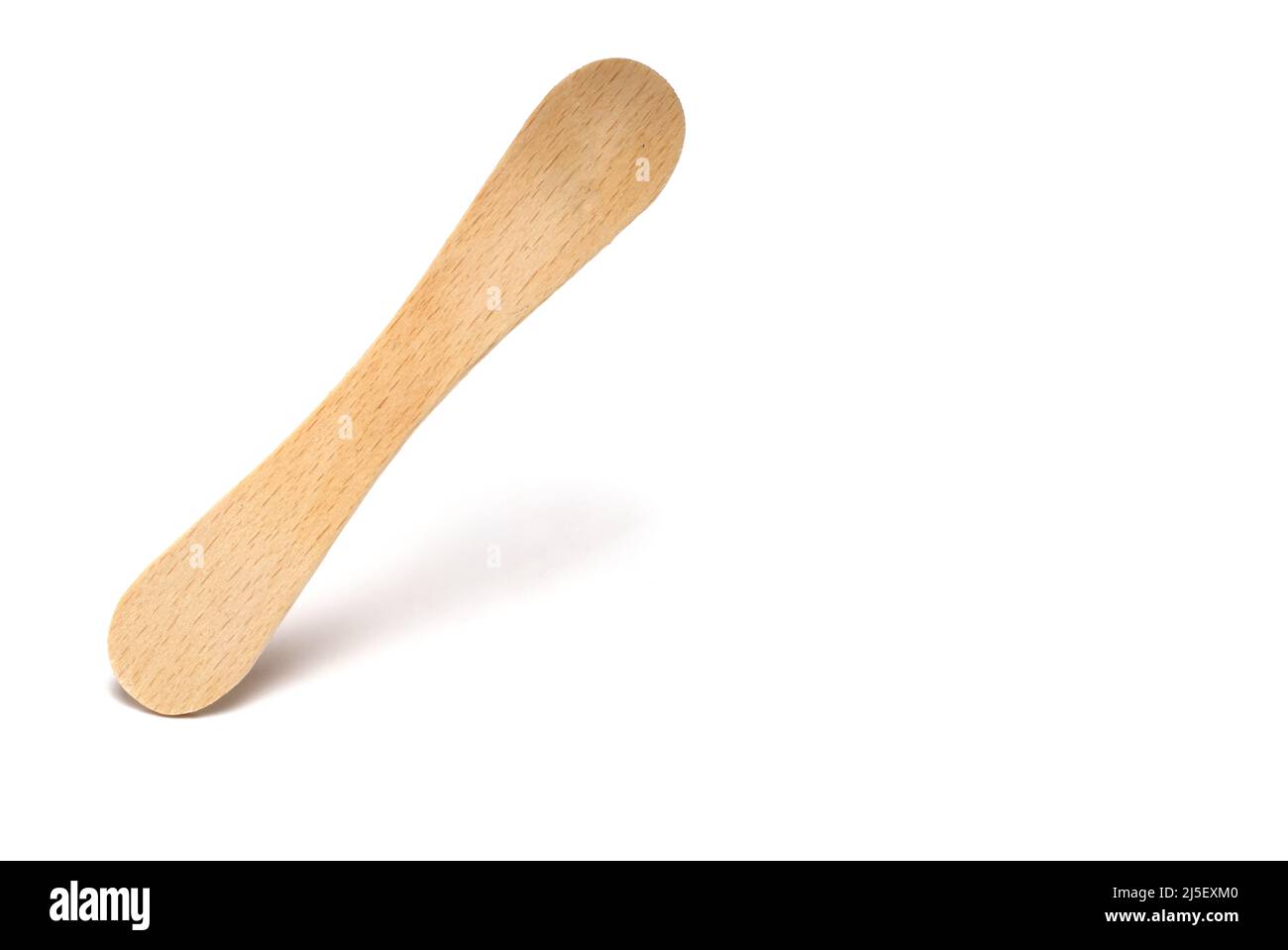 Close up of empty wood wooden popsicle stick icestick without ice on ...