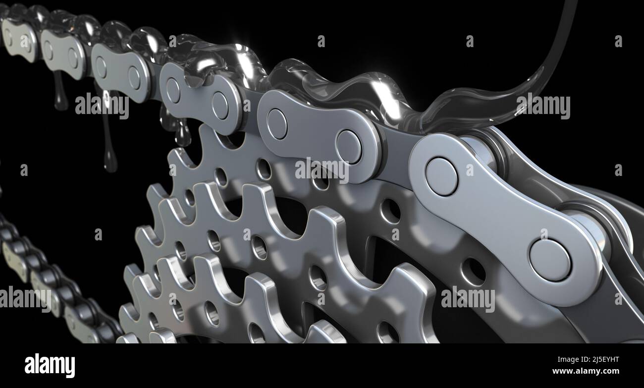 Bicycle chain lube maintenance bike hi-res stock photography and images ...