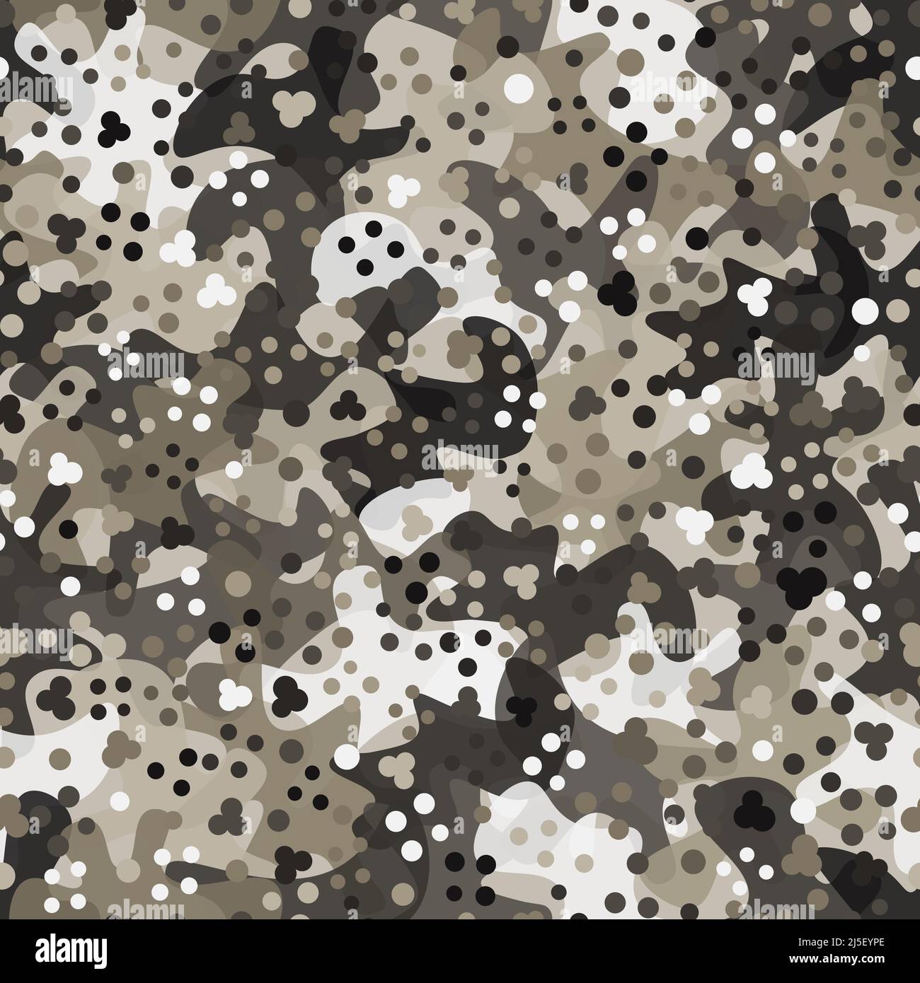 Military and hunting camouflage beige and white flecktarn seamless ...