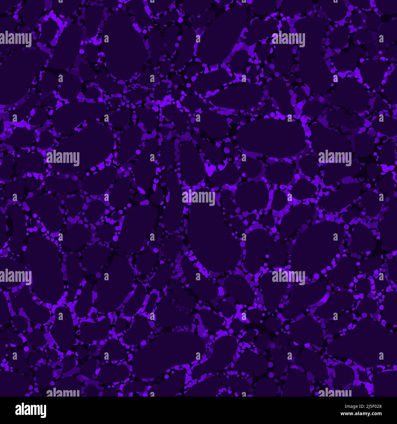 Purple dark cosmic cells. Vector illustration seamless pattern ...