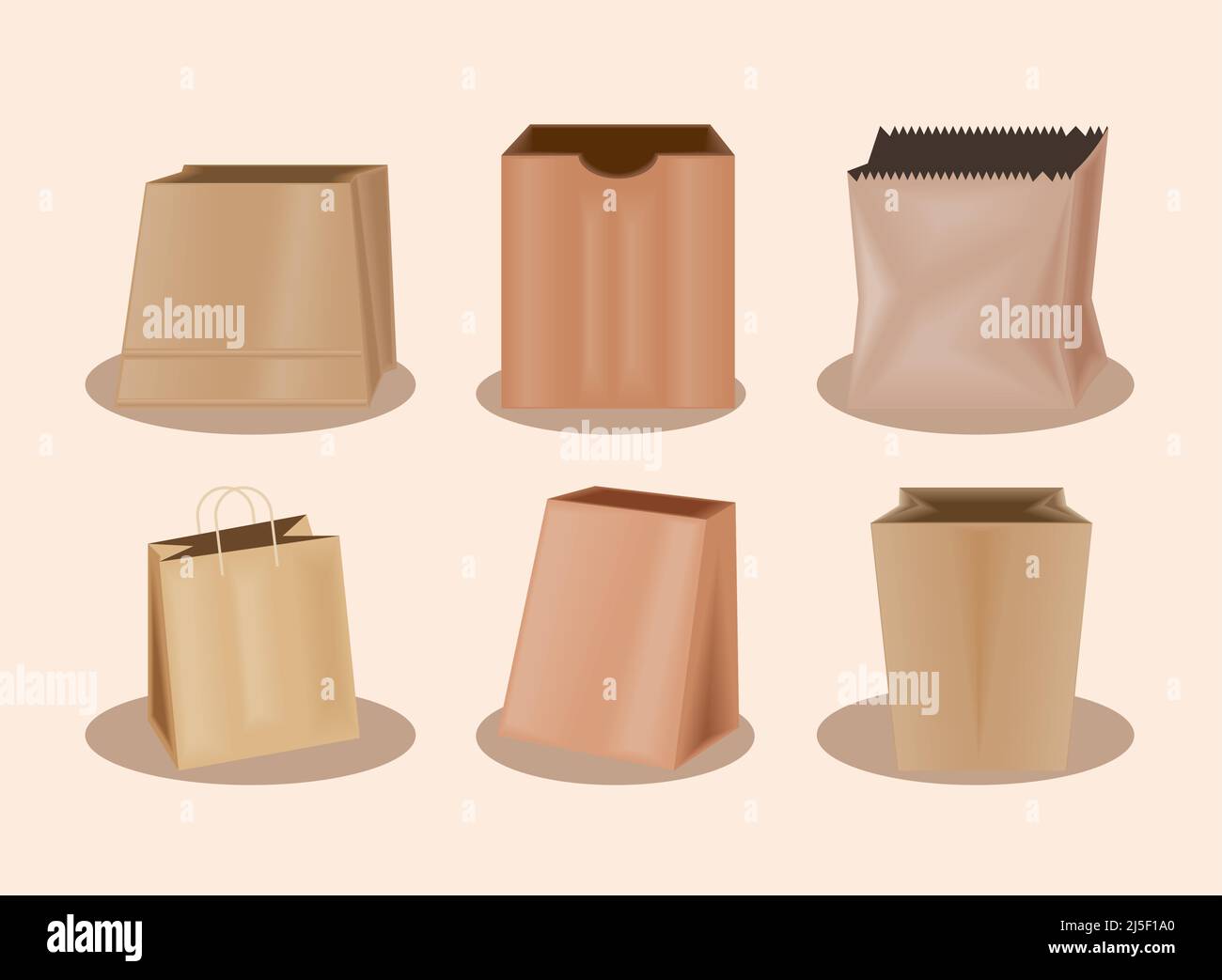 icons paper bag Stock Vector Image & Art - Alamy