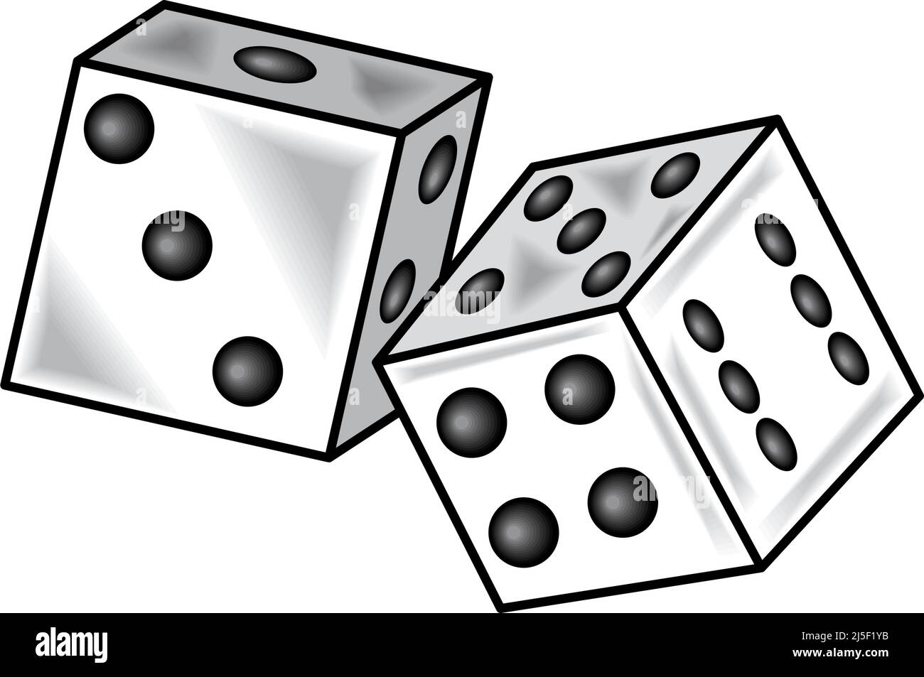 dices tattoo old school Stock Vector Image & Art - Alamy