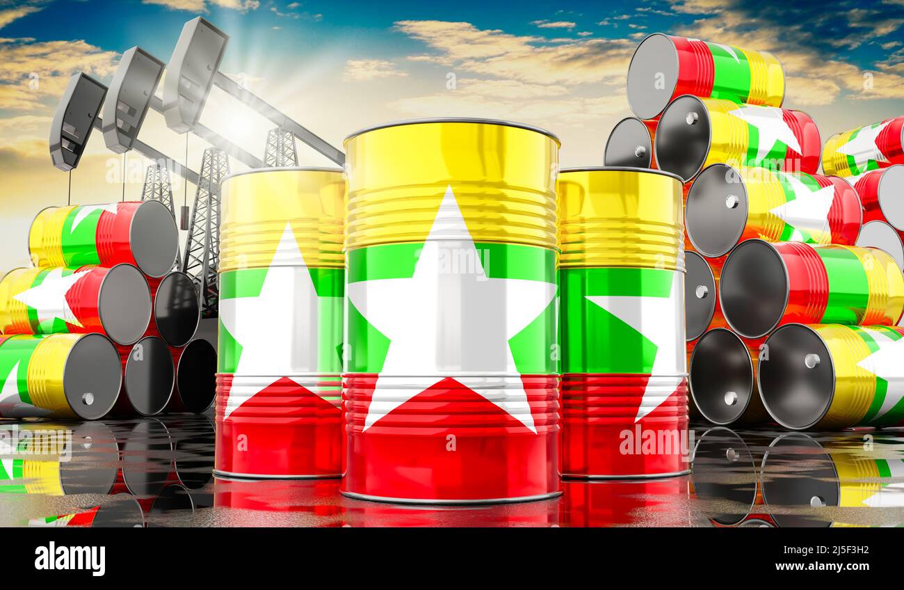 Myanmar oil industry hi-res stock photography and images - Alamy