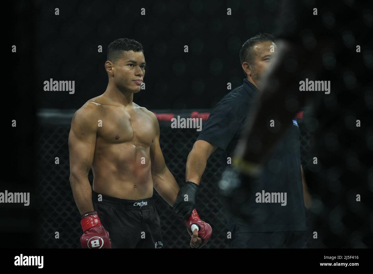 Hawaii, USA. 22nd Apr, 2022. HONOLULU, HAWAII - April 22: Weber Almeida ...