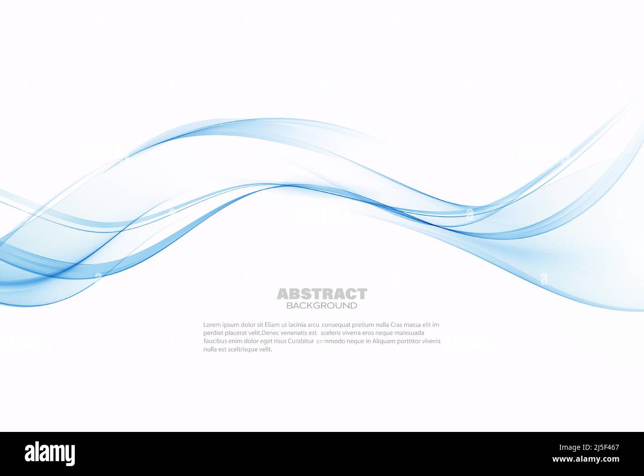 Transparent blue wave flow. Smoky blue waves. Wave design element Stock ...