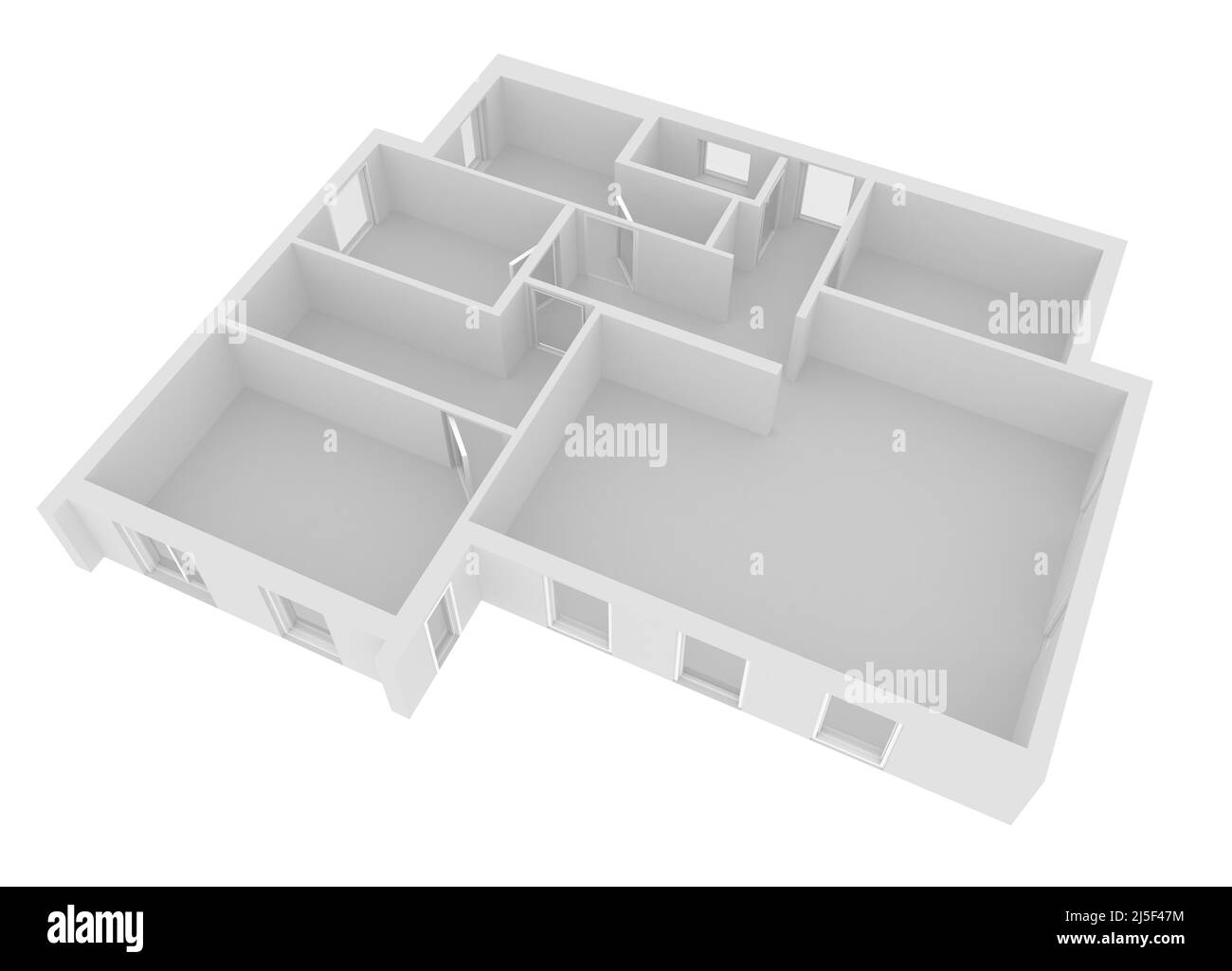 Plain floor plan hi-res stock photography and images - Alamy
