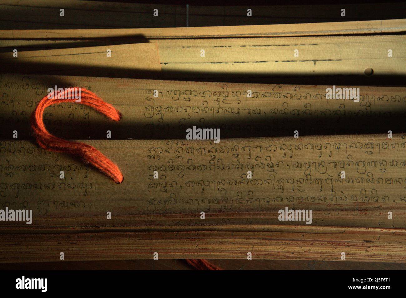 Balinese palm leaf texts hi-res stock photography and images - Alamy