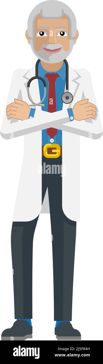 Doctor cartoon uniform hi-res stock photography and images - Alamy