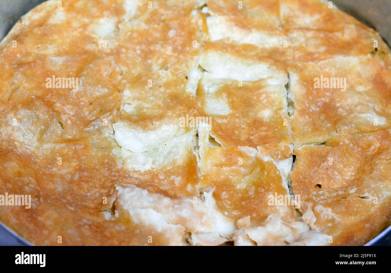 Egyptian beef pastry bake called Roqaaq with is a traditional Egyptian ...