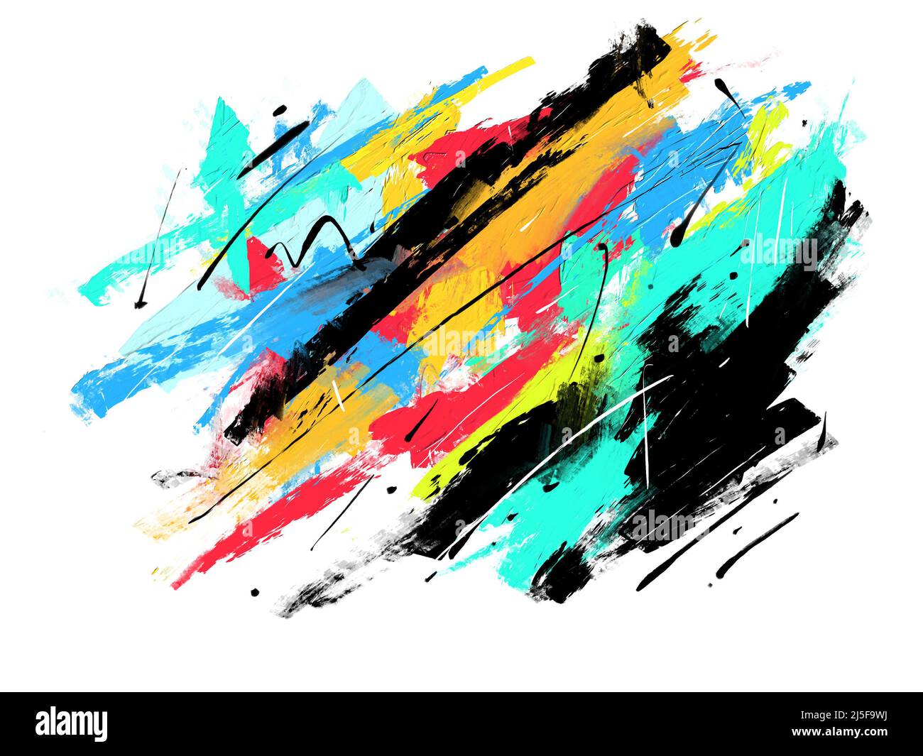 Abstract colorful painting background Stock Photo - Alamy