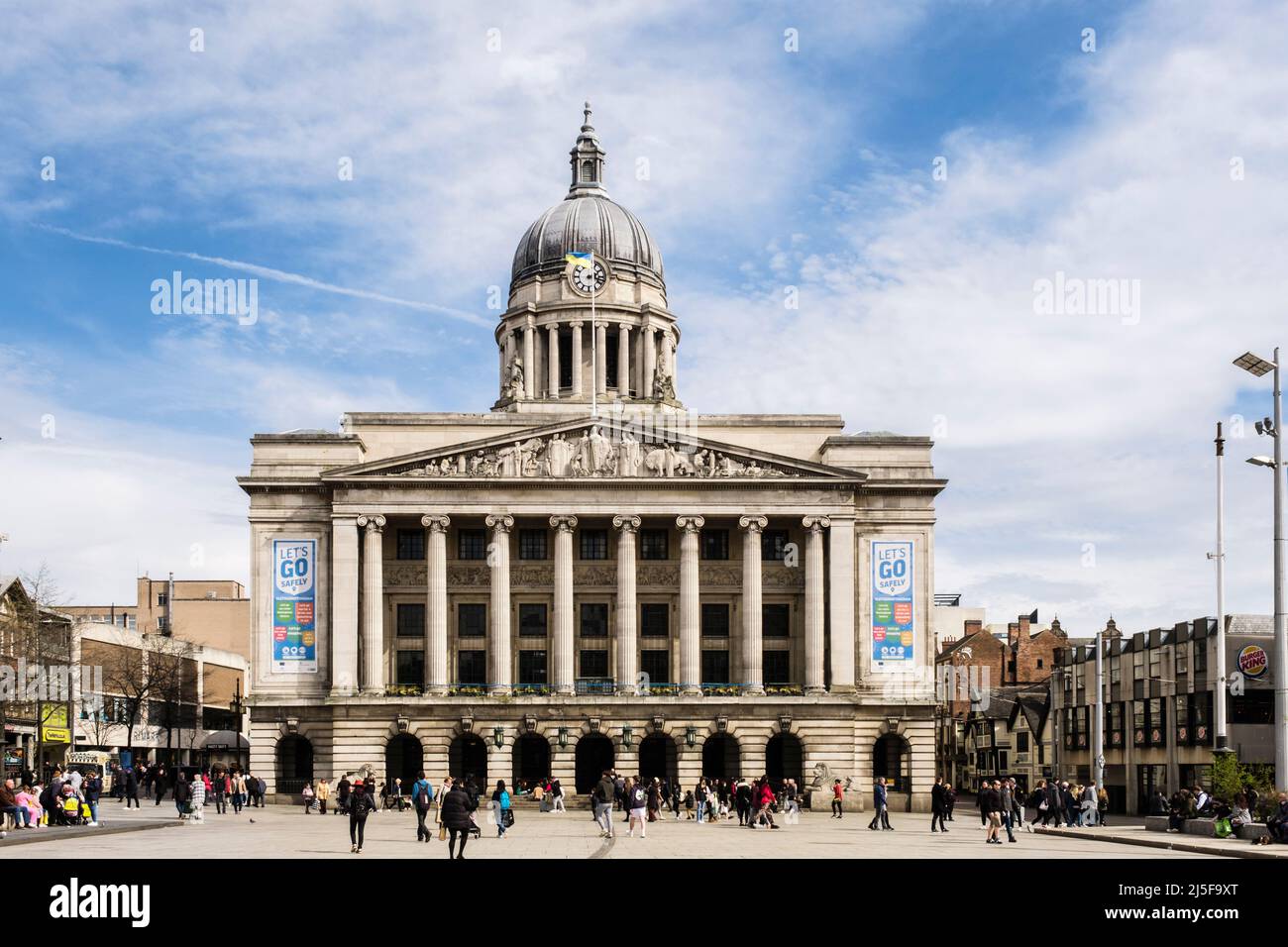 Old market square nottingham england uk hi-res stock photography and ...