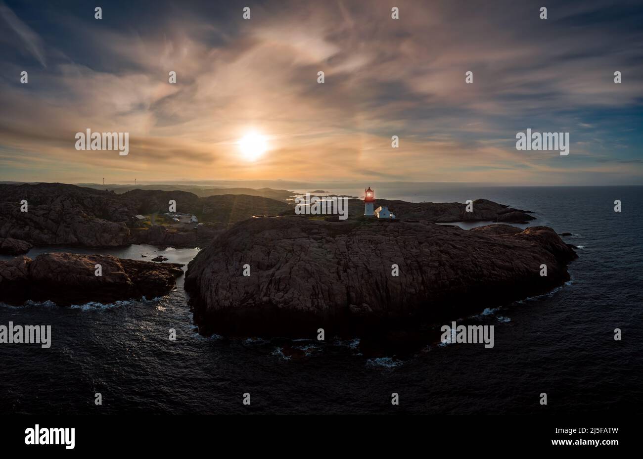 Coastal lighthouse. Lindesnes Lighthouse is a coastal lighthouse at the ...