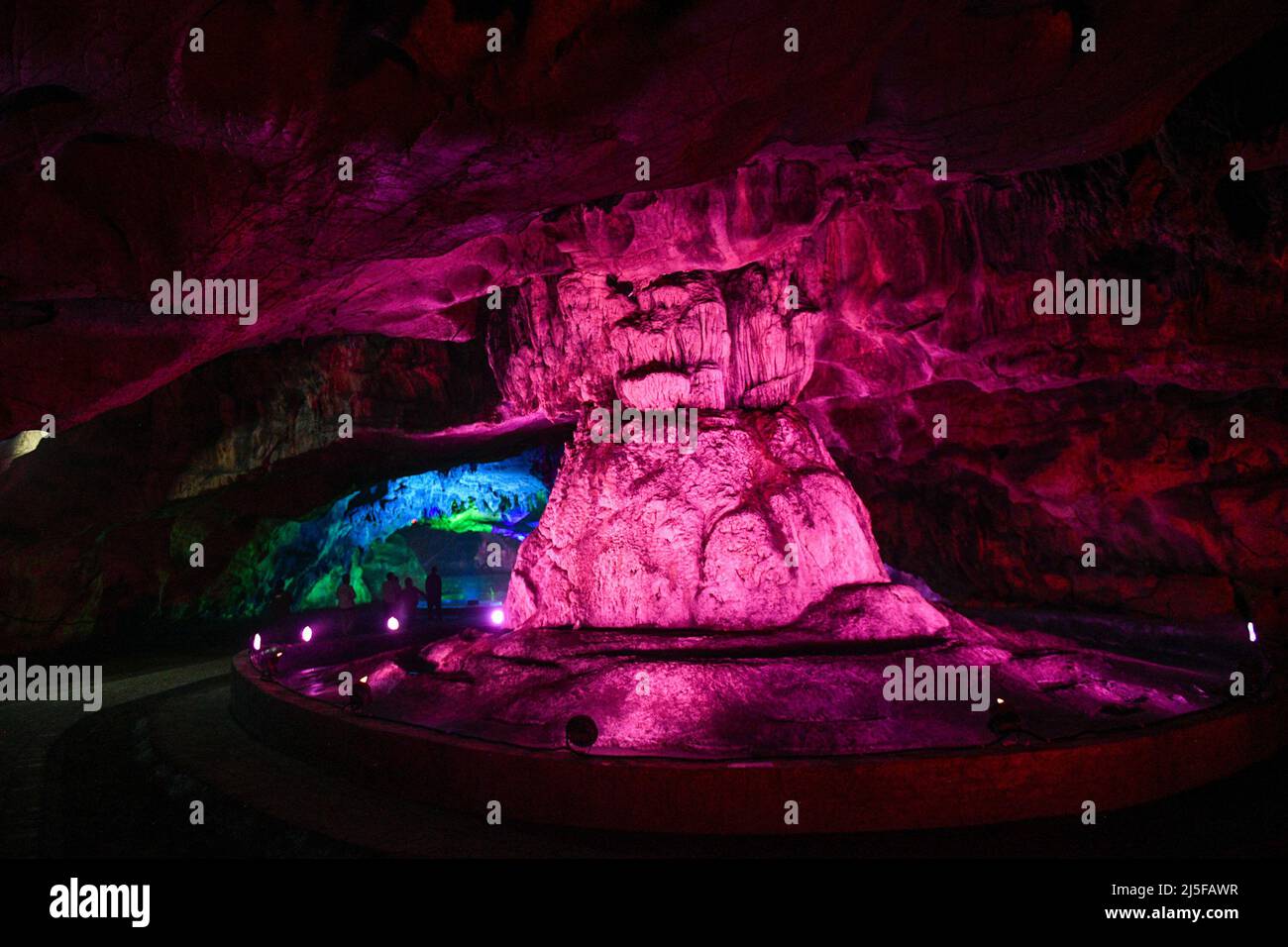 QIANXINAN, CHINA - APRIL 22, 2022 - A Moro River Cave hole-through ...