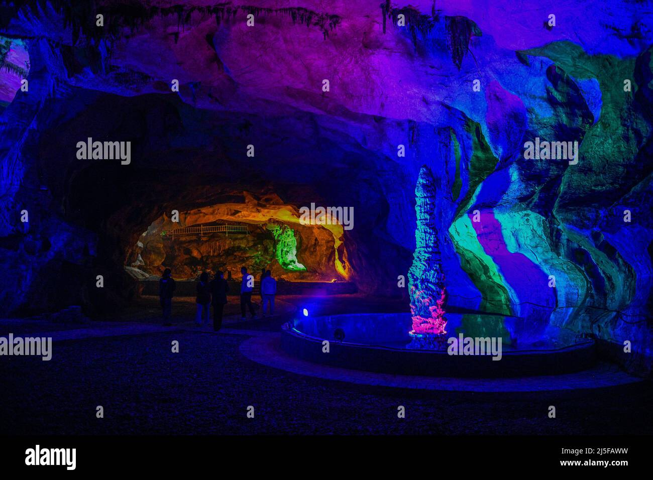 QIANXINAN, CHINA - APRIL 22, 2022 - A Moro River Cave hole-through ...