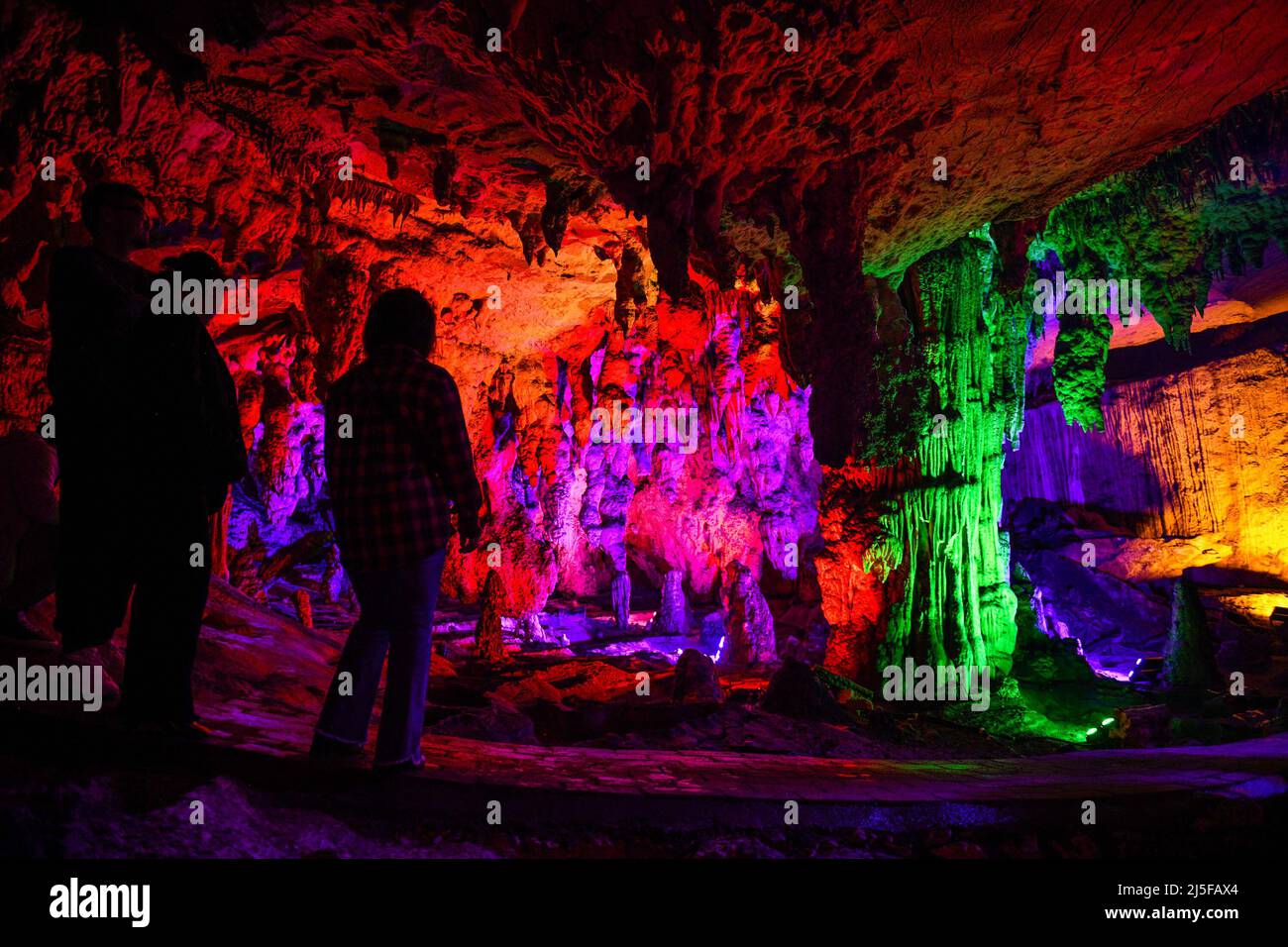 QIANXINAN, CHINA - APRIL 22, 2022 - A Moro River Cave hole-through ...