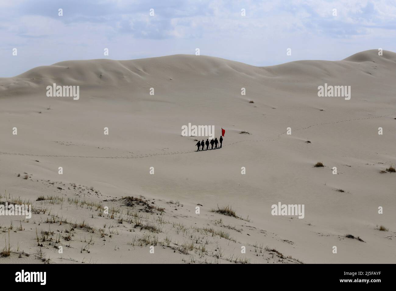 ALTAY, CHINA - APRIL 22, 2022 - The women's patrol team conducted ...