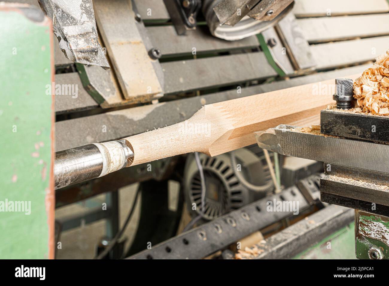 Professional machine turning wood detail hi-res stock photography and ...
