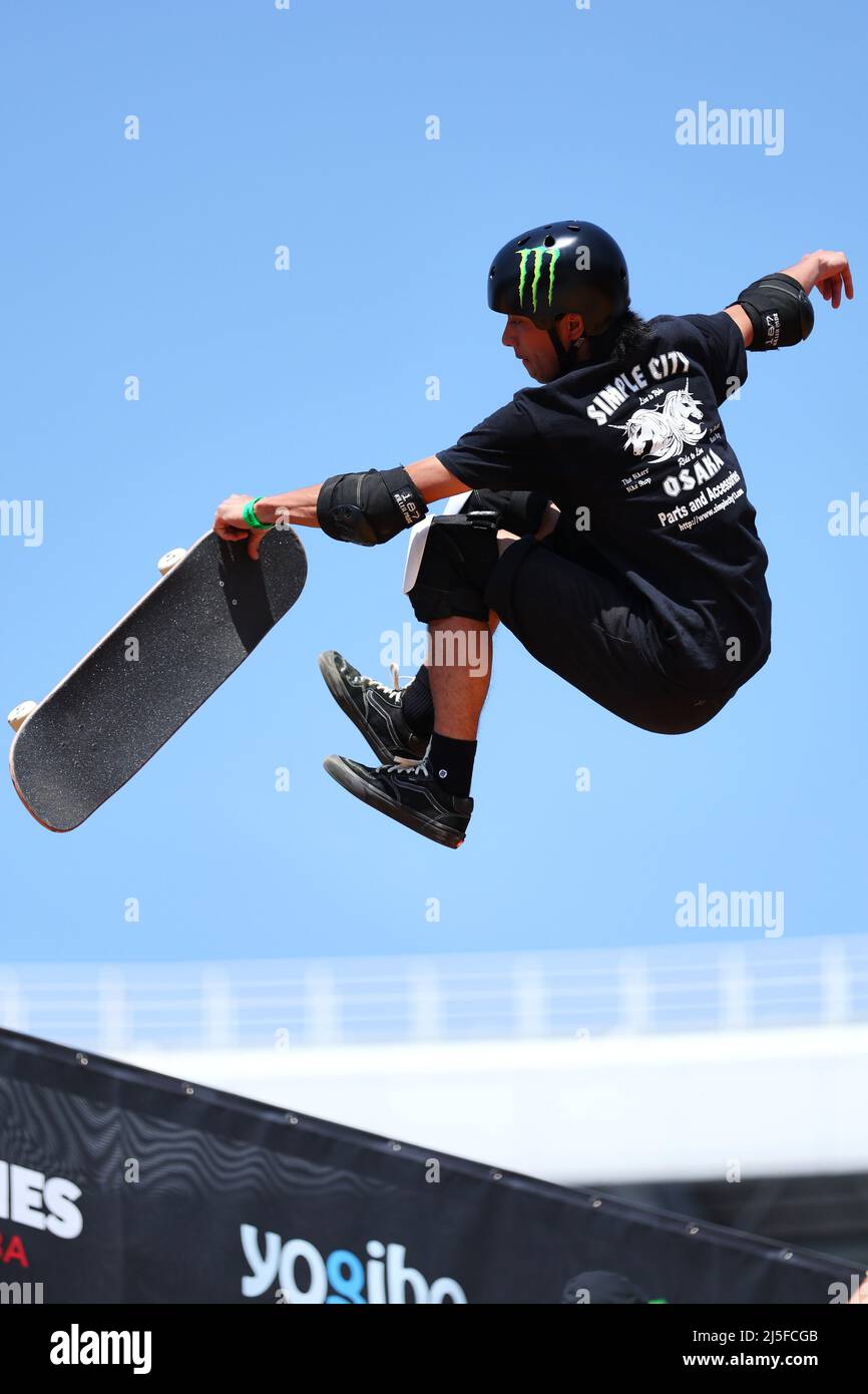 ZOZO Marine Stadium, Chiba, Japan. 23rd Apr, 2022. Moto Shibata (JPN ...