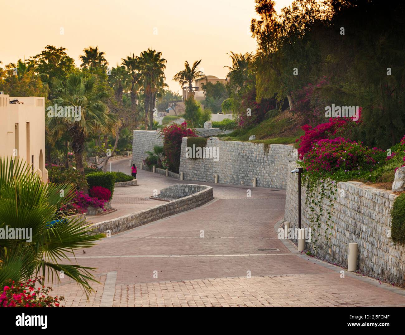 Narrow streets with buildings in Arabic style Stock Photo - Alamy