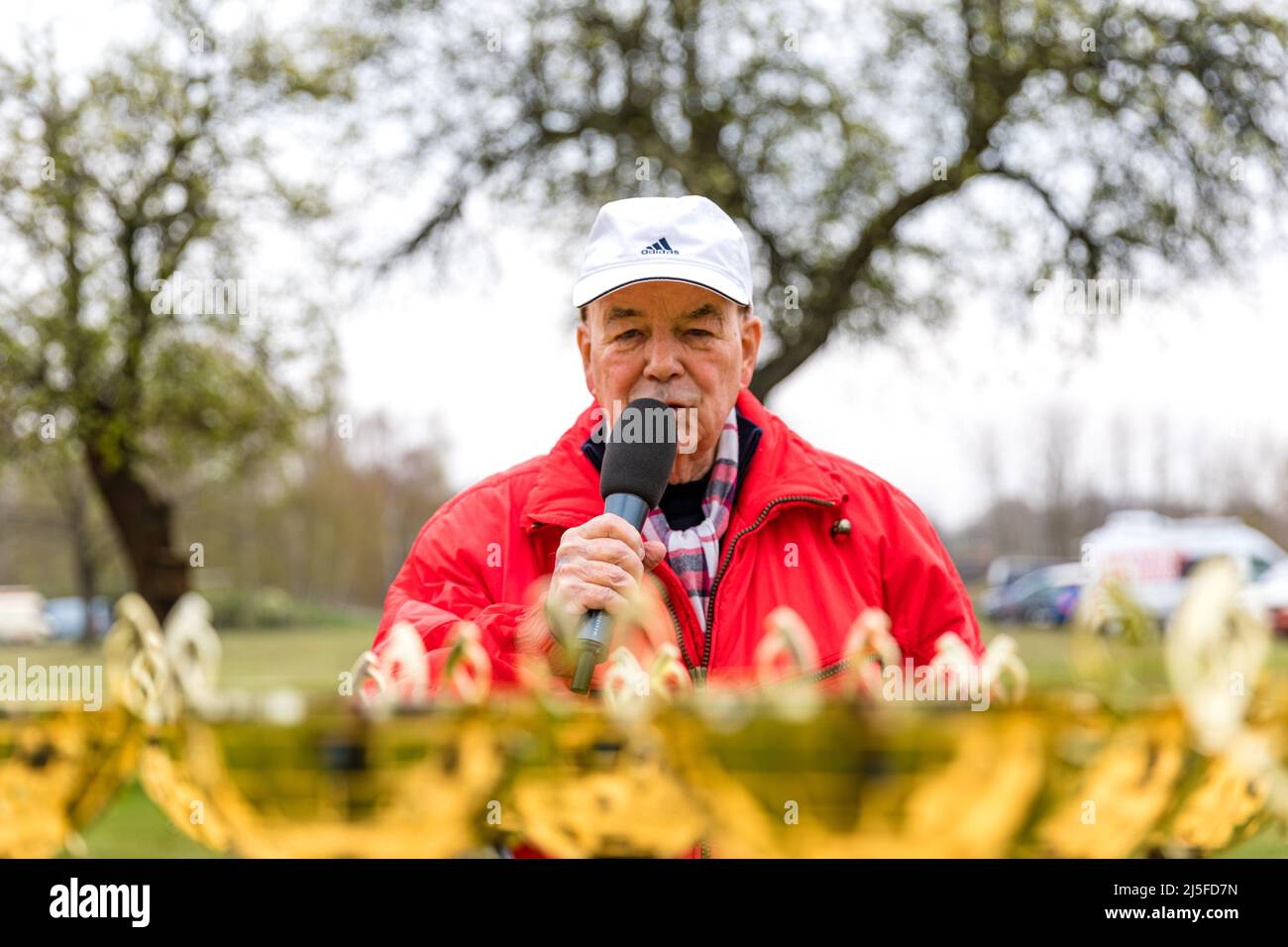 Straupitz, Germany. 22nd Apr, 2022. Gerhard "Adi" Adolph is spokesman ...