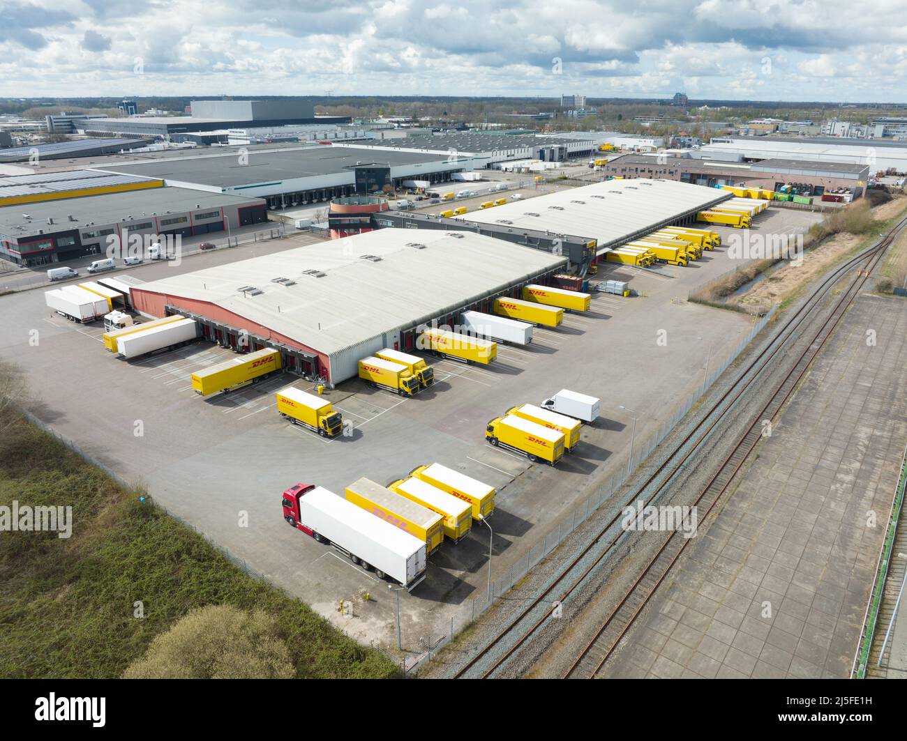 Utrecht, 3th of april 2022, The Netherlands. DHL delivery and ...