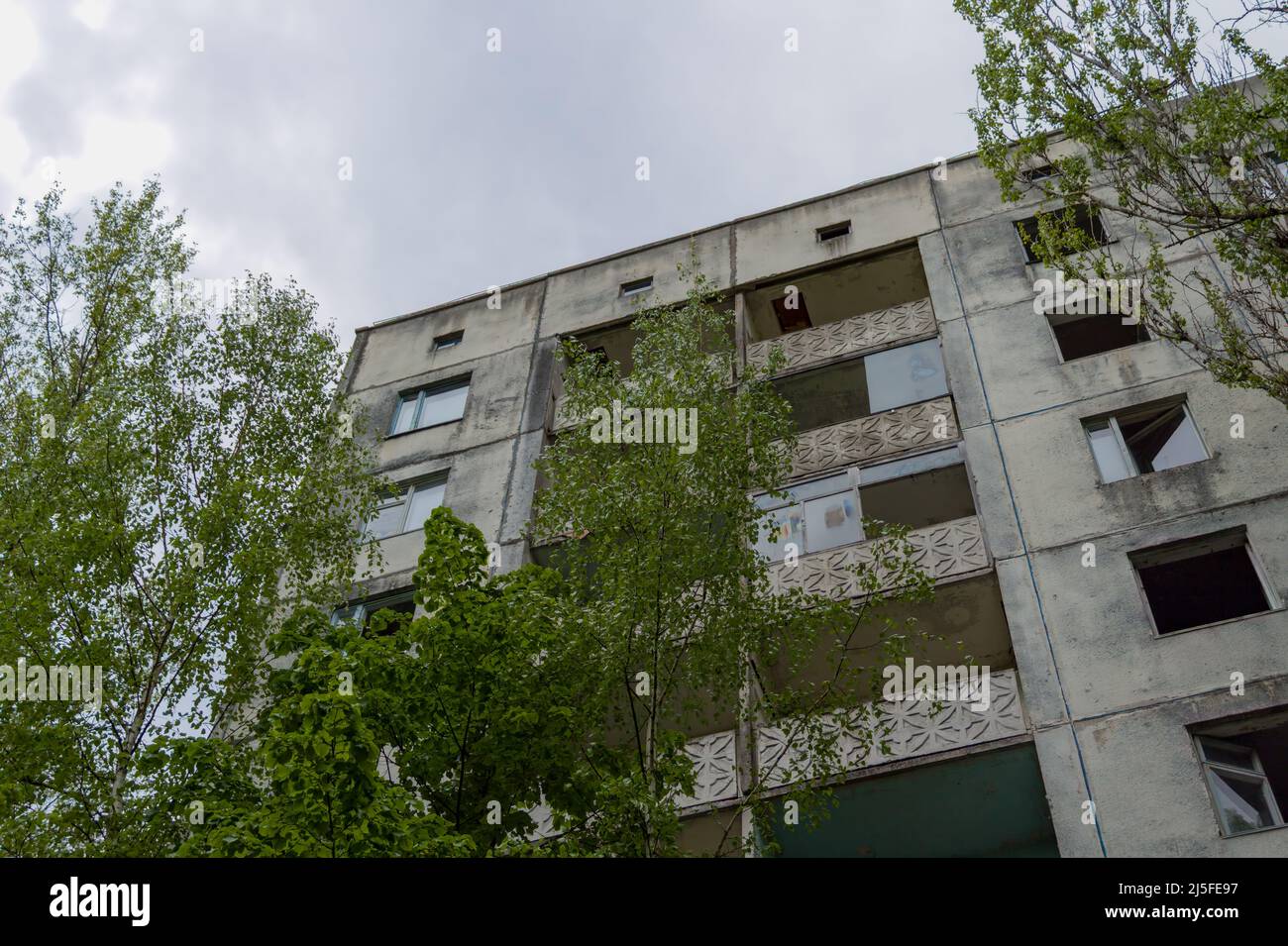 Houses in Chernobyl town in the Ukraine 2019 Stock Photo - Alamy