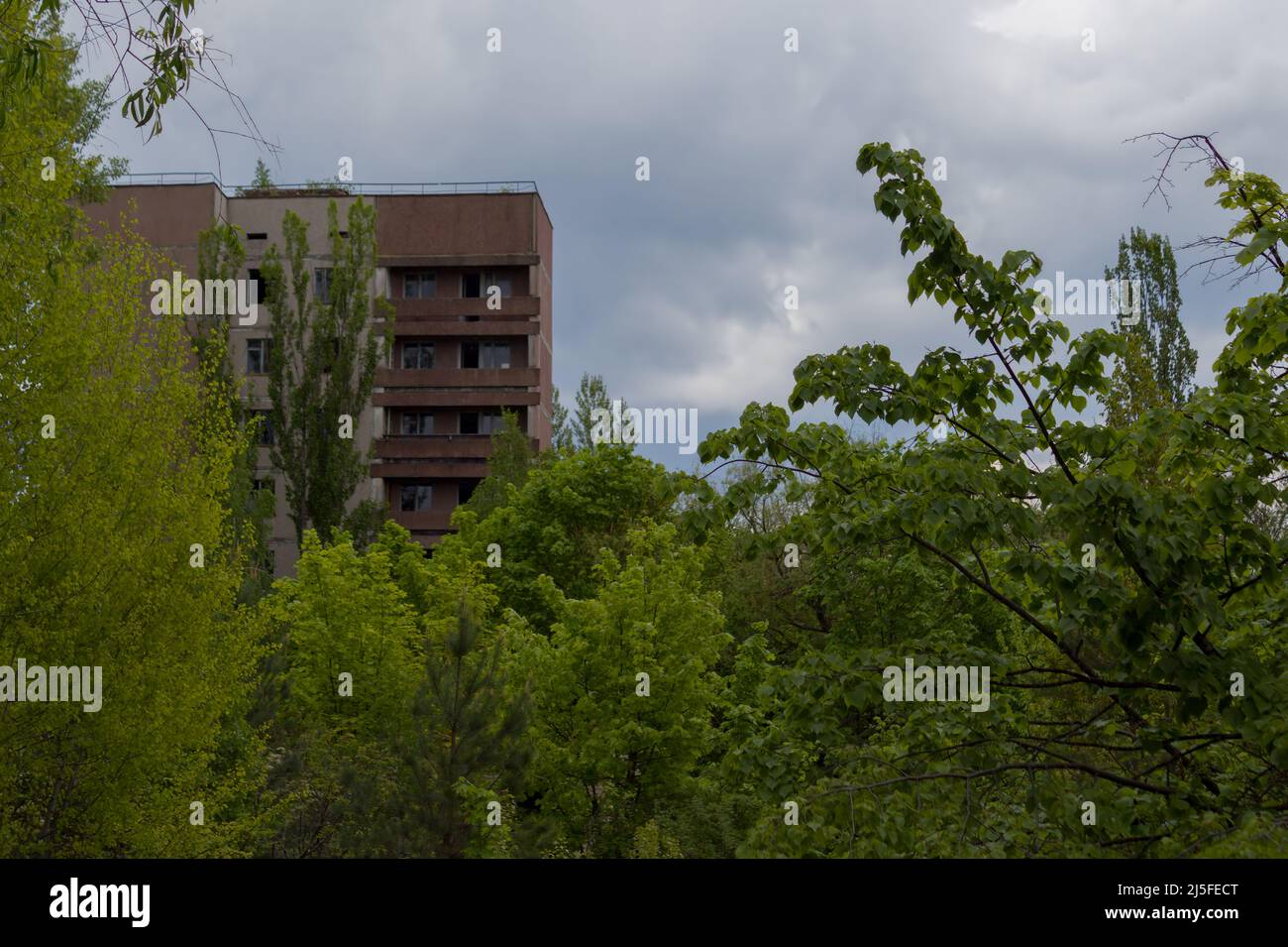 Houses in Chernobyl town in the Ukraine 2019 Stock Photo - Alamy