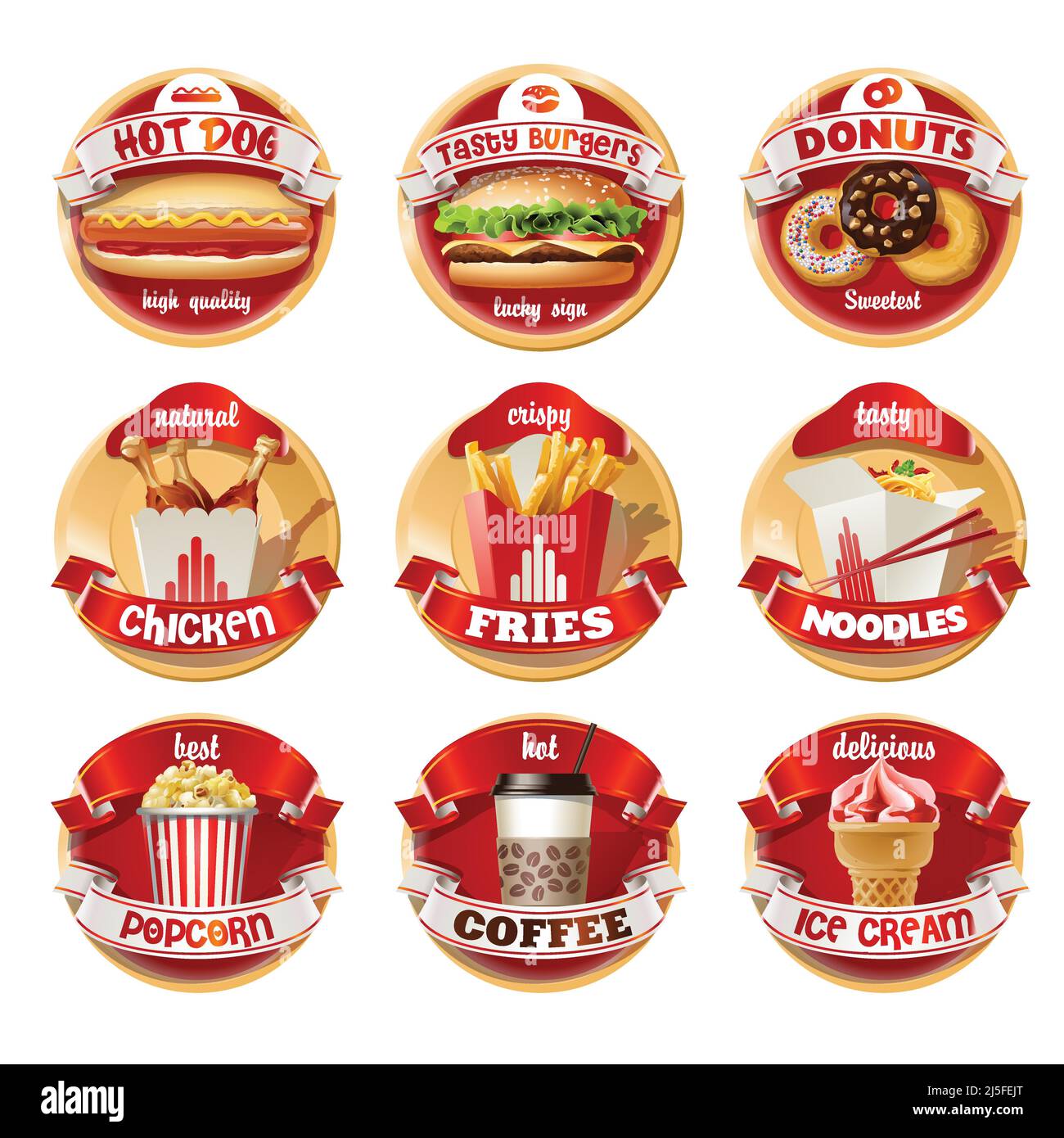 American Fast Food Logos