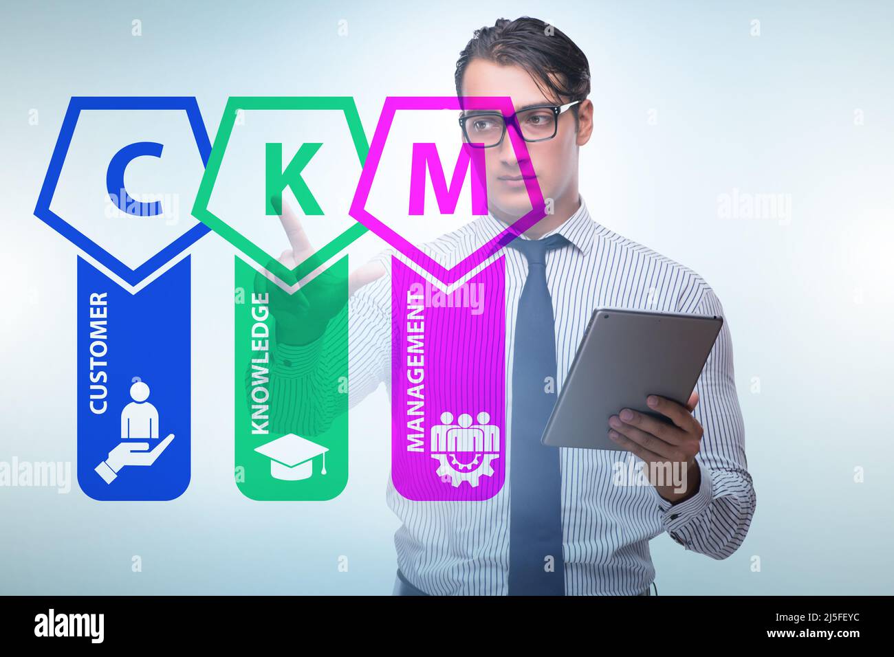 Customer knowledge management (CKM) marketing concept Stock Photo - Alamy