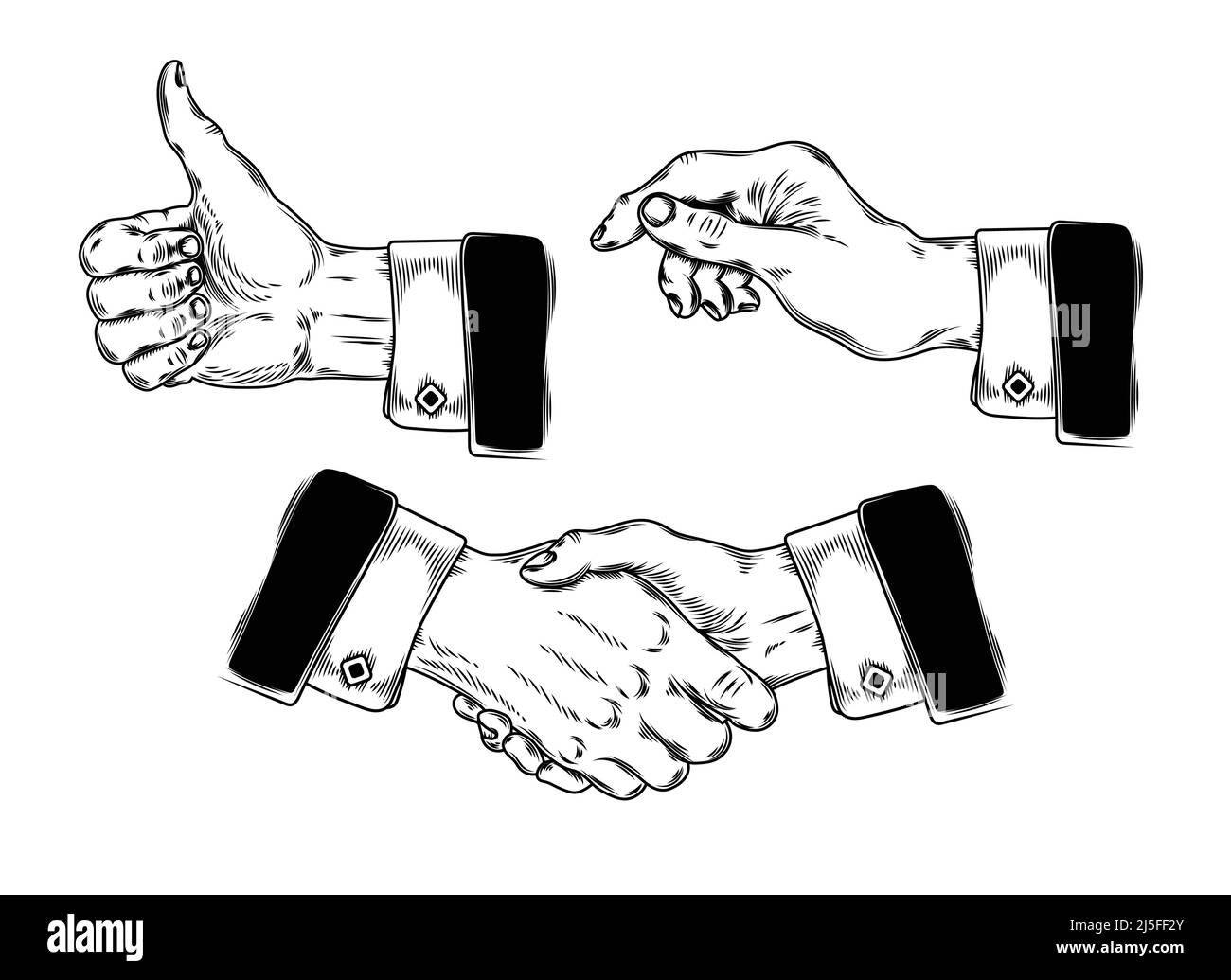 Hand gestures etching hi-res stock photography and images - Alamy