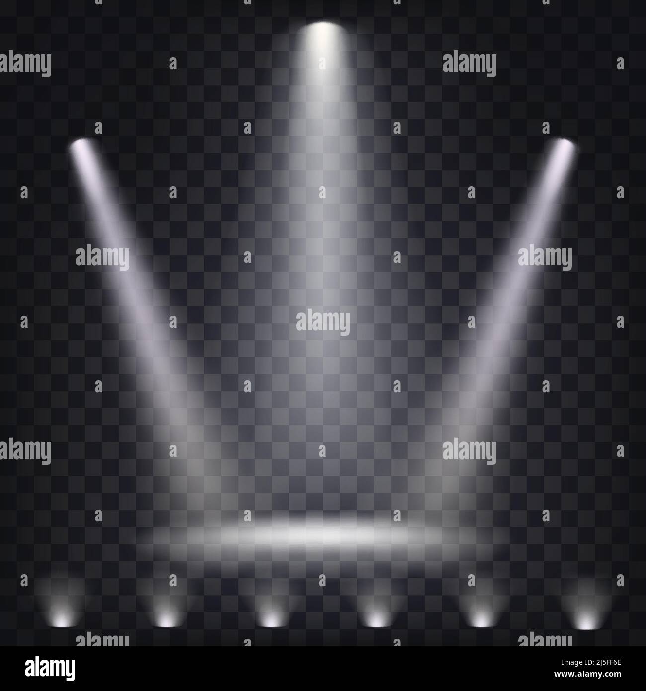 Spotlights on transparent background Stock Vector Images - Alamy