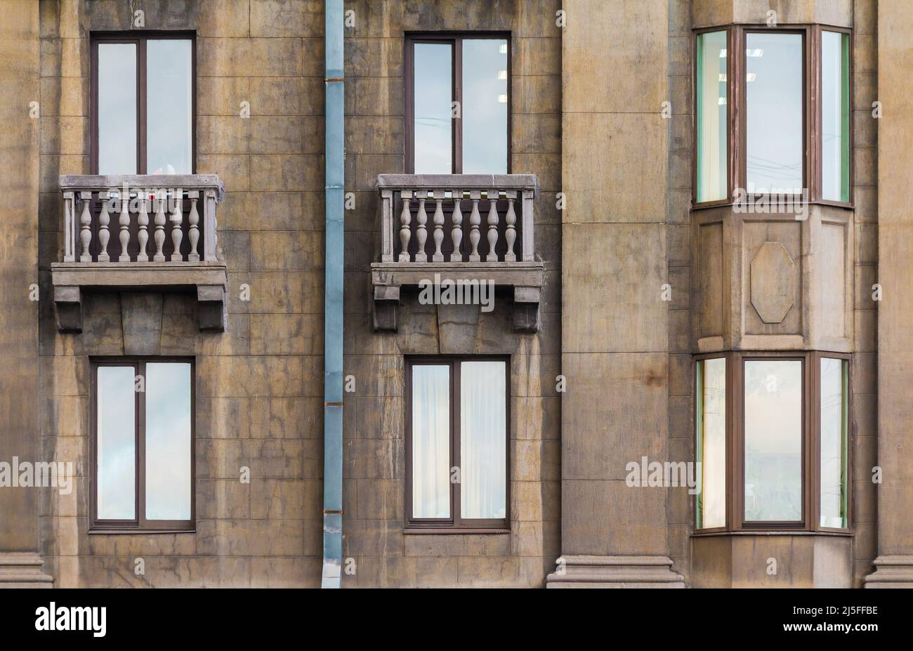 Two different balconies hi-res stock photography and images - Alamy