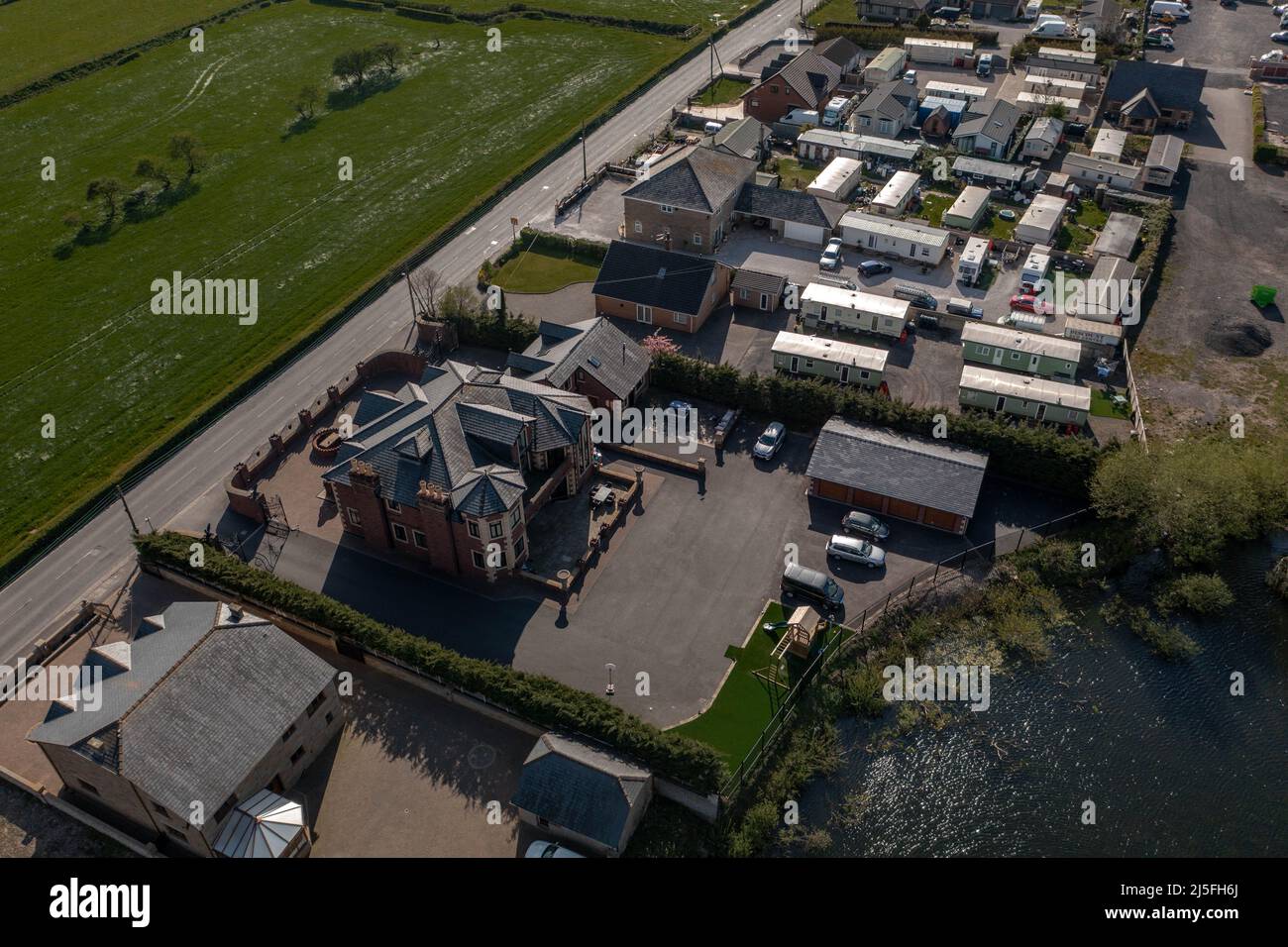 Aerial Drone Image of Tyson Furys NEW Family home, valued at around £1 ...