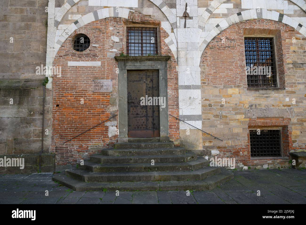 Lucca-March 2022-Italy The historic center of the splendid Tuscan town ...