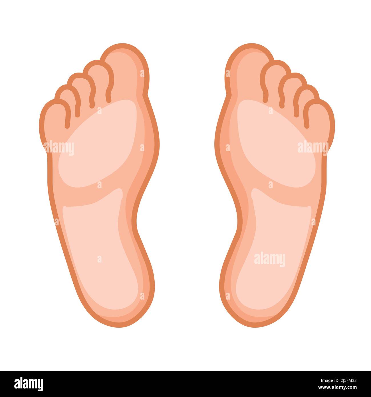 Human foot vector isolated in white background Stock Vector Image & Art ...
