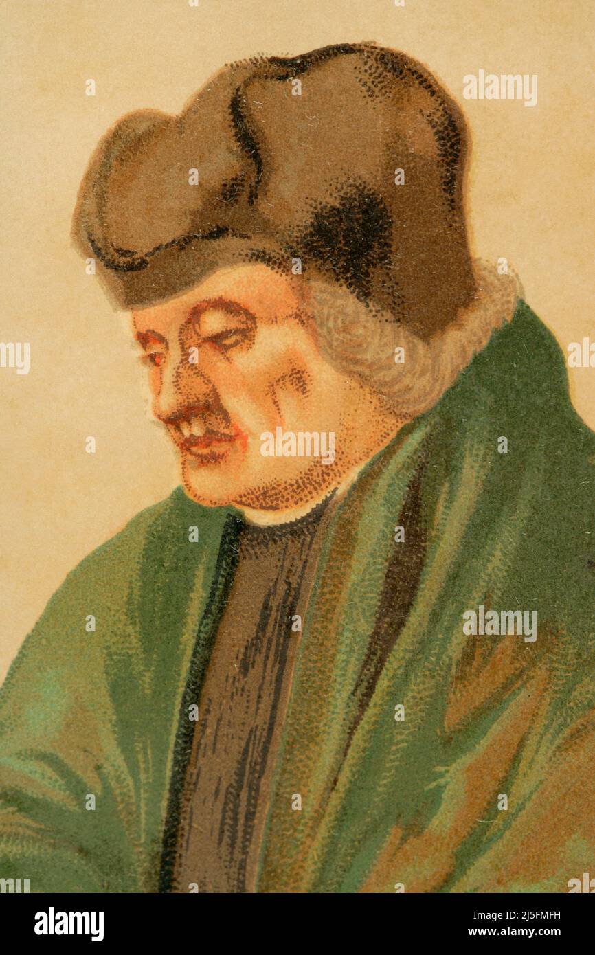 Erasmus (c. 1466-1536). Dutch theologian, philosopher and humanist ...