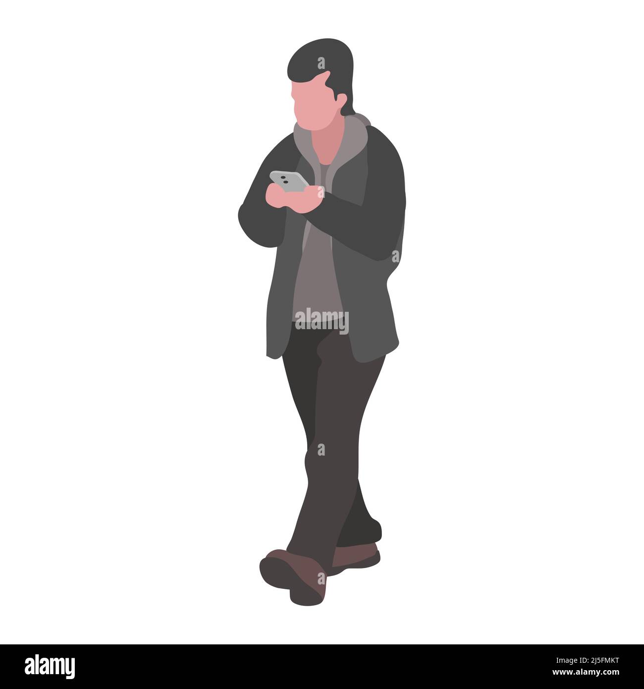 Using phone while Stock Vector Images - Alamy