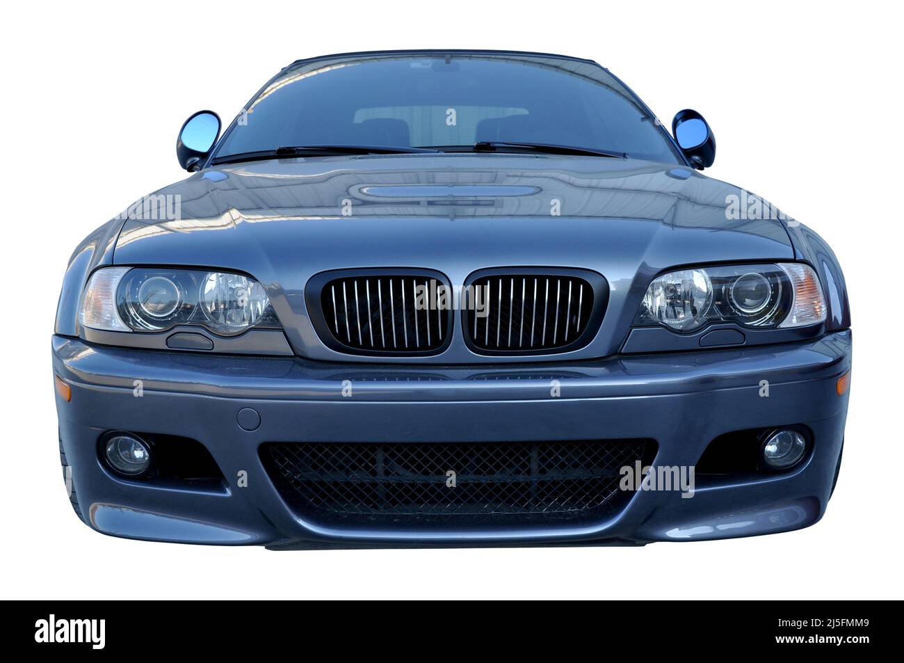 Old BMW M3 metalic blue, luxury car in Istanbul city, October 06 2011 ...