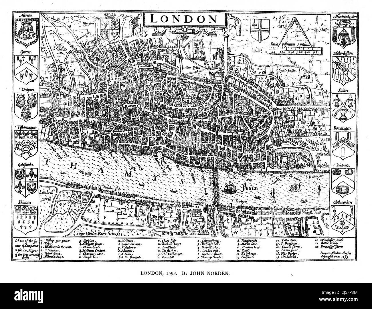 Vintage london map Black and White Stock Photos & Images - Alamy