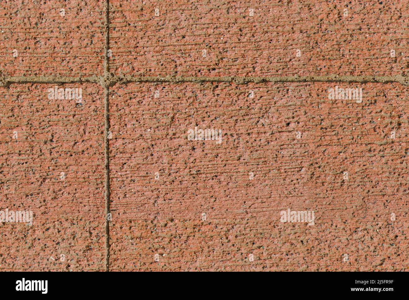 Grunge red concrete cement wall and floor texture background. Obsolete ...