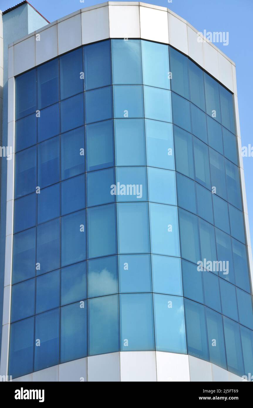Business center, institutional glass tower, Modern glass building ...