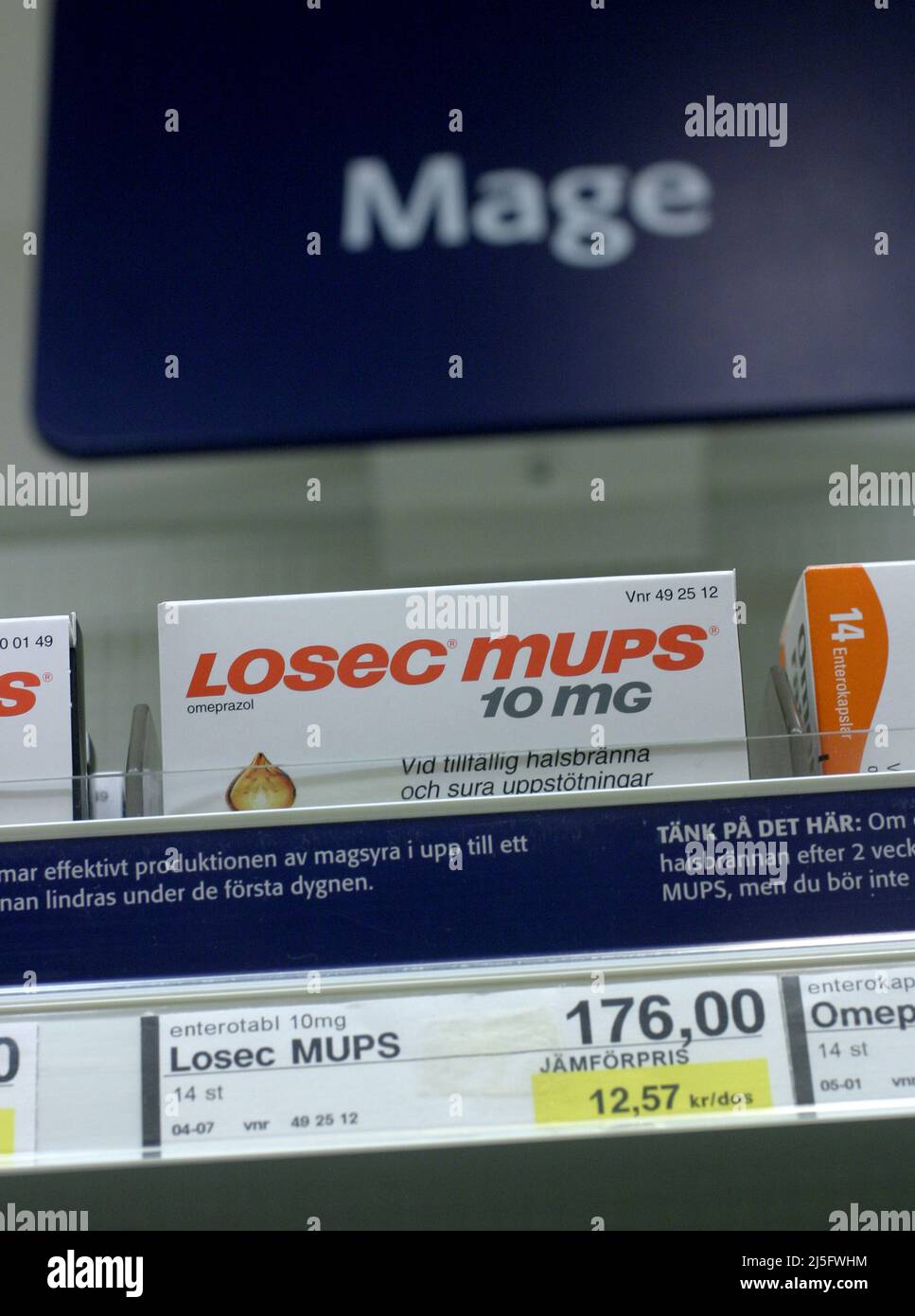 Losec mups 10 mg photographed in a pharmacy Stock Photo - Alamy