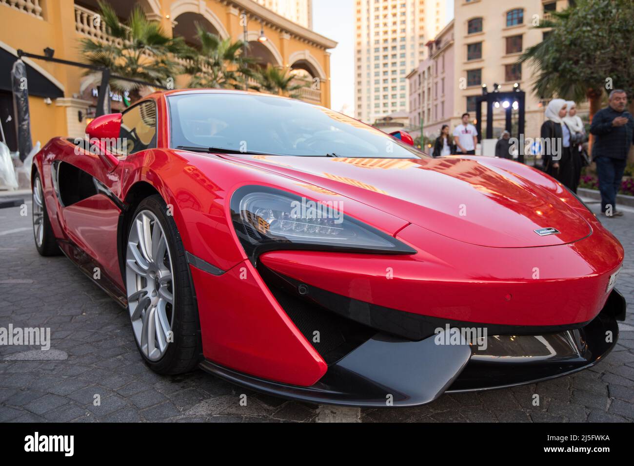 Doha ,Qatar, February 01,2020 : Exhibition of luxury supercars ...