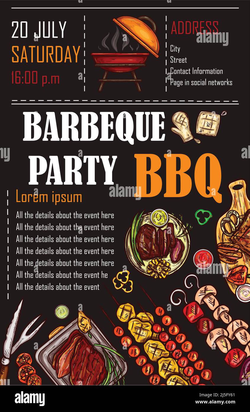 Bar and barbeque Stock Vector Images - Alamy