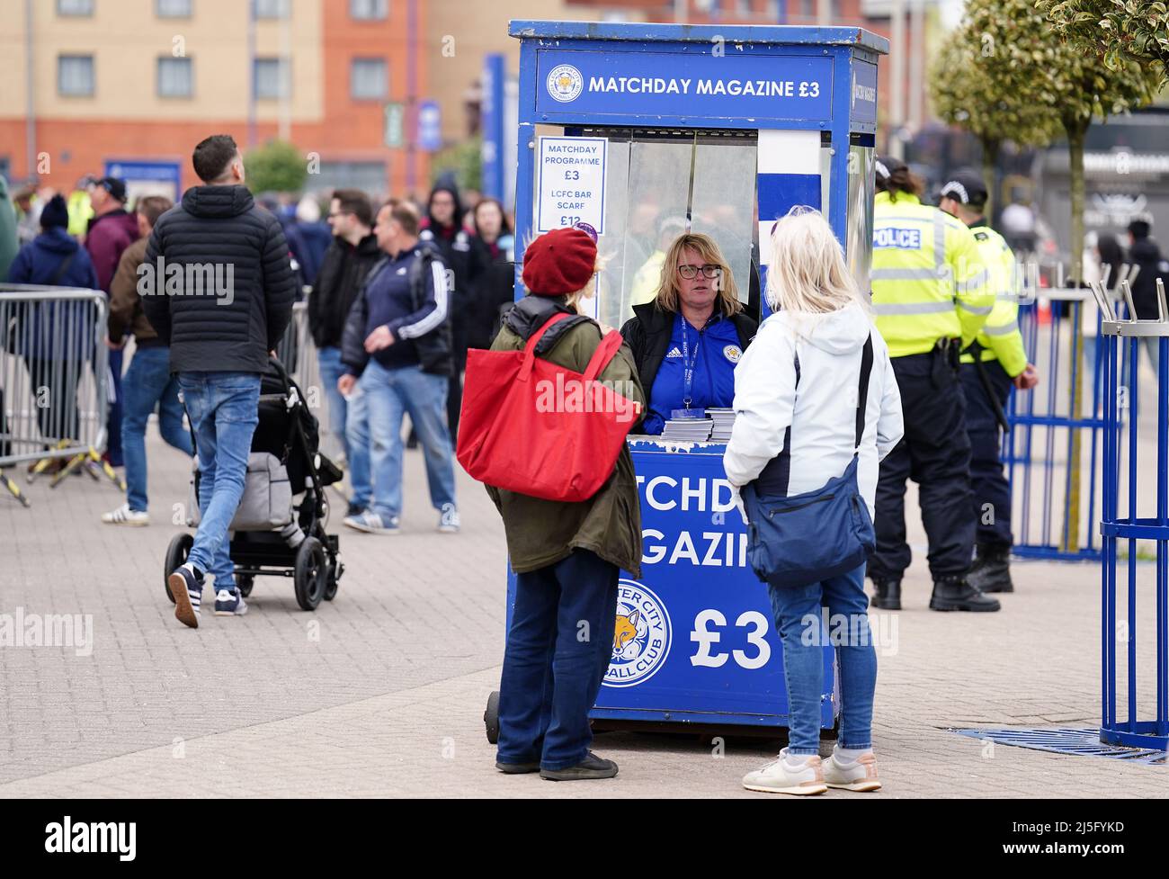 Programme stall city ground hi-res stock photography and images - Alamy