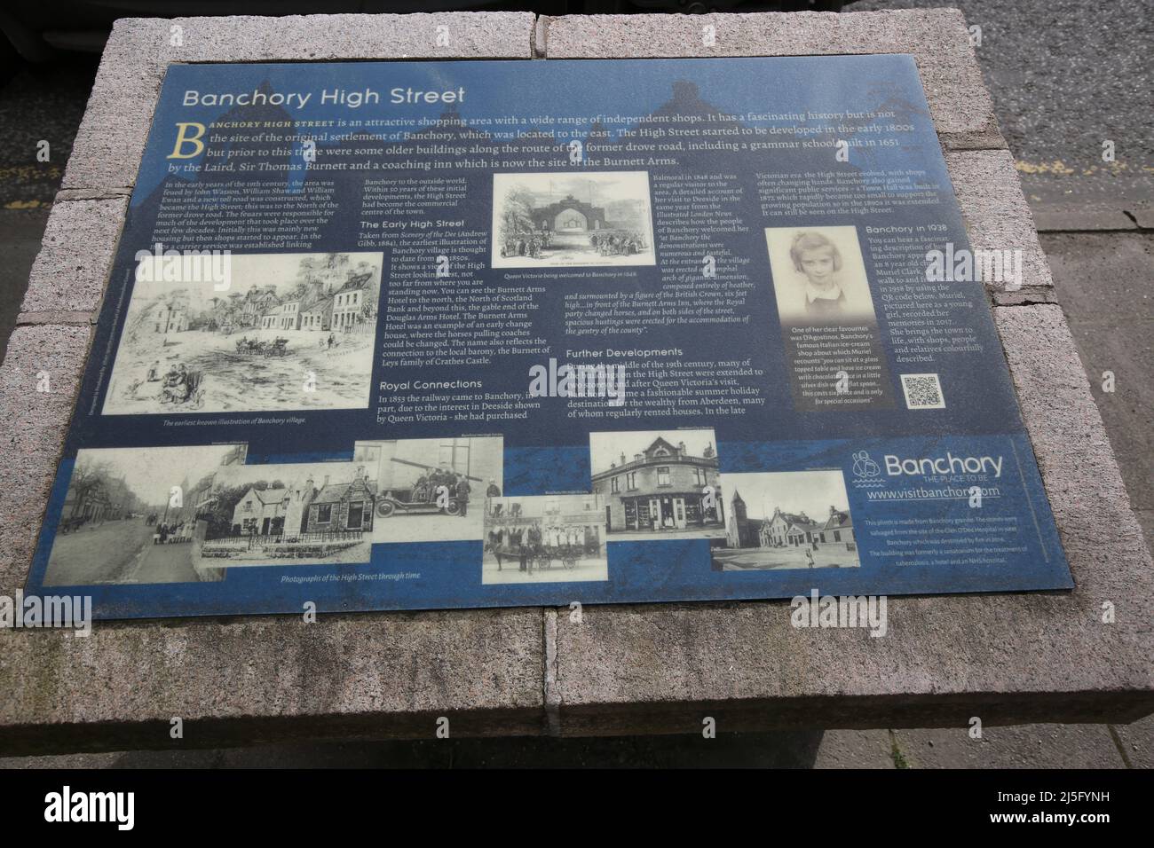 High Street, Banchory, Aberdeenshire, Scotland, United Kingdom. Tourist ...
