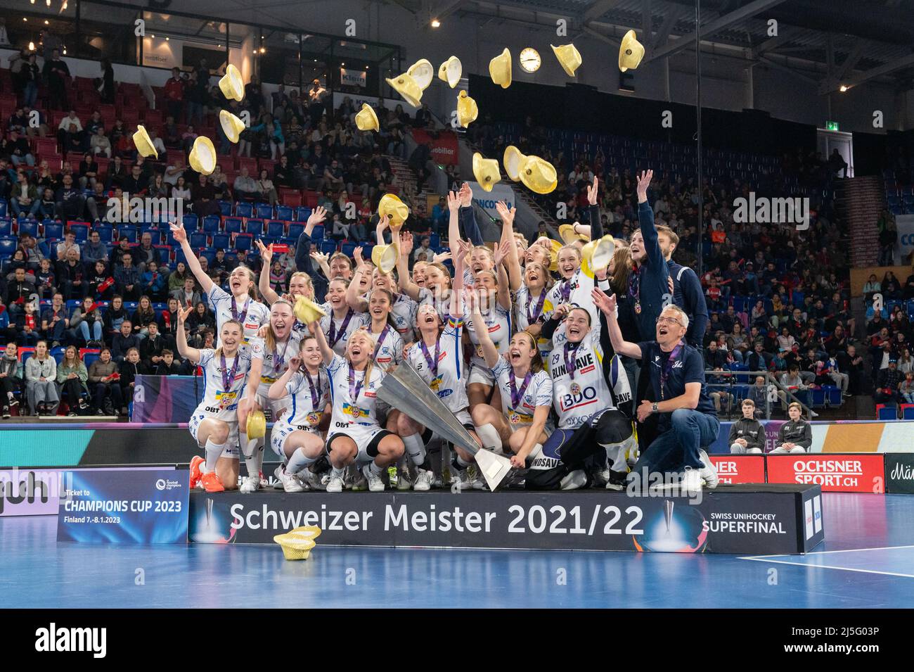April 23, 2022, Kloten, Stimo Arena, Swiss Unihockey Superfinal Women ...